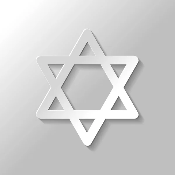 Star David Simple Icon Black Glass Icon Soft Shadow Transparent Stock ...