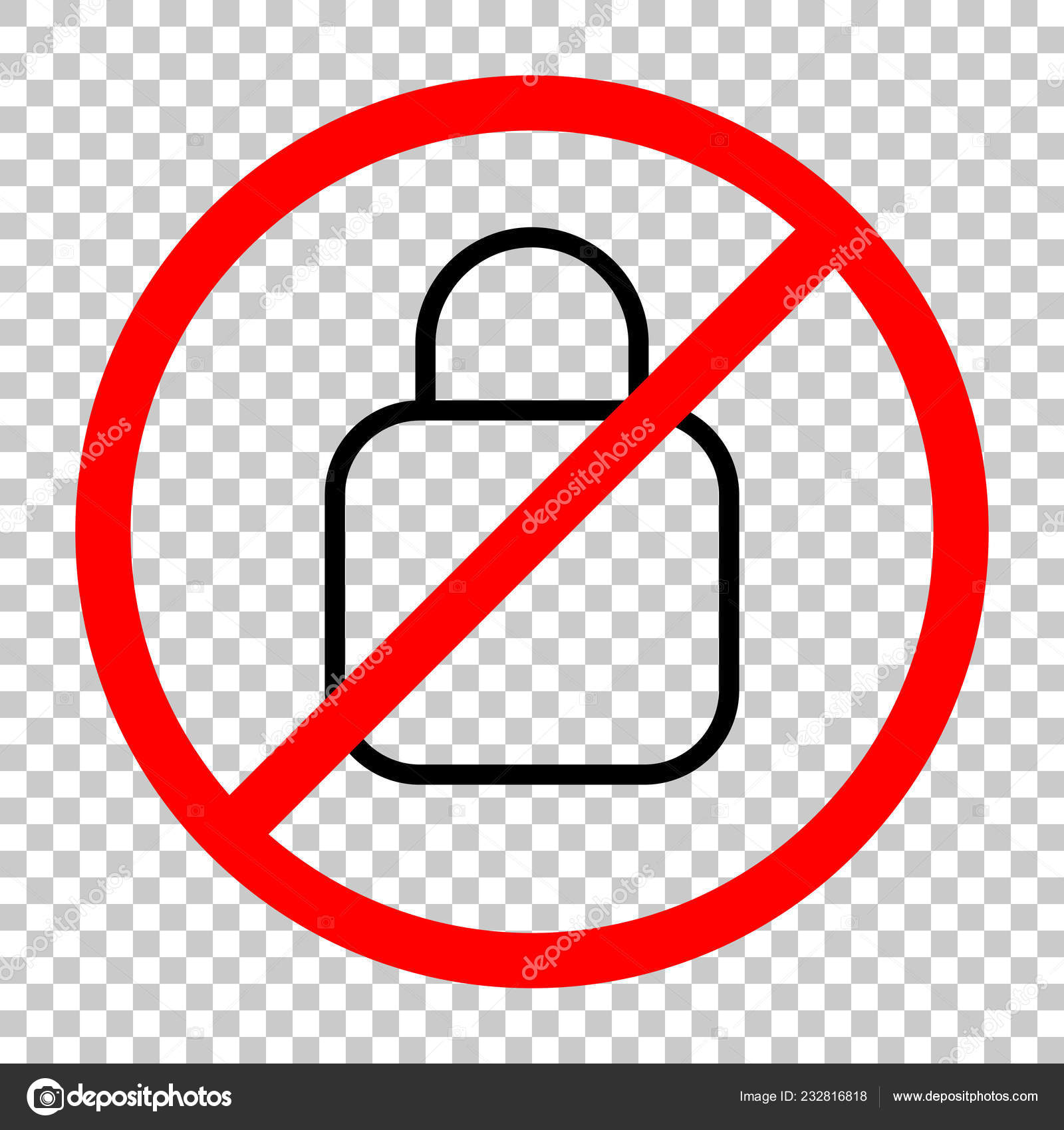 Thin Black No Symbol