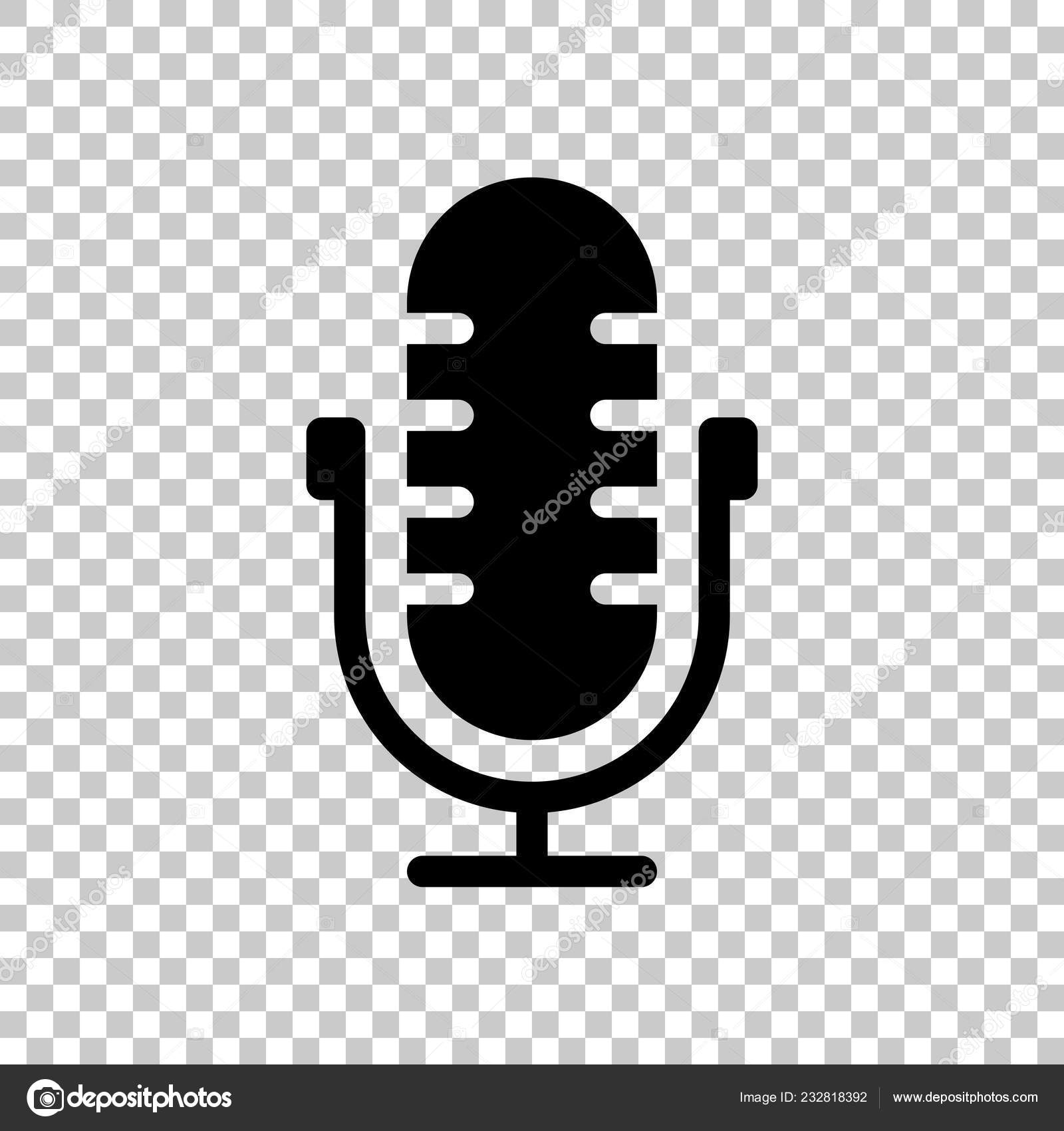 White Microphone Icon
