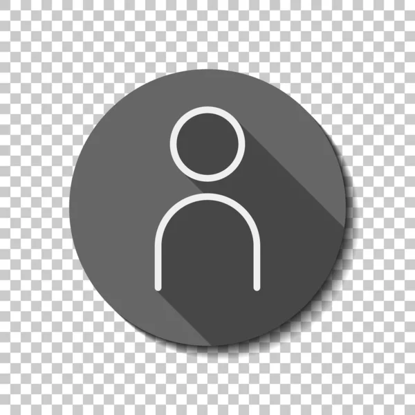 Background: simple human outline | Simple Person Icon Linear Symbol ...
