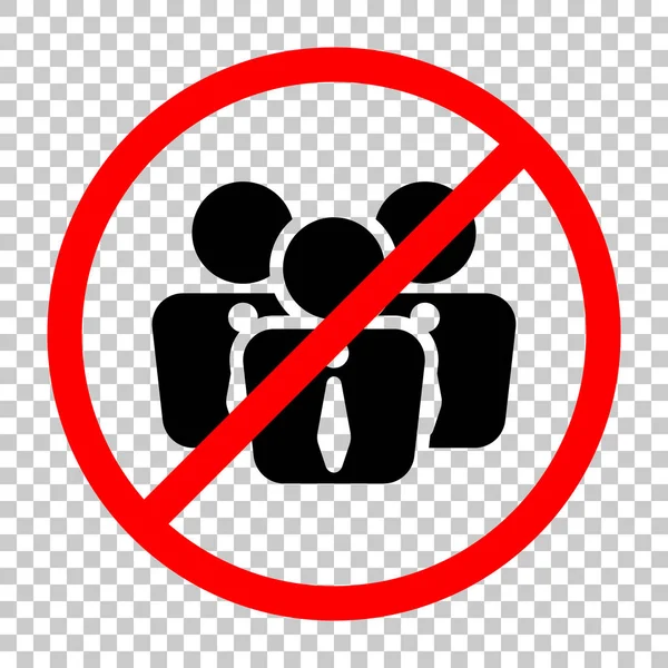 Female Symbol Simple Icon Woman Allowed Black Object Red Warning Stock ...