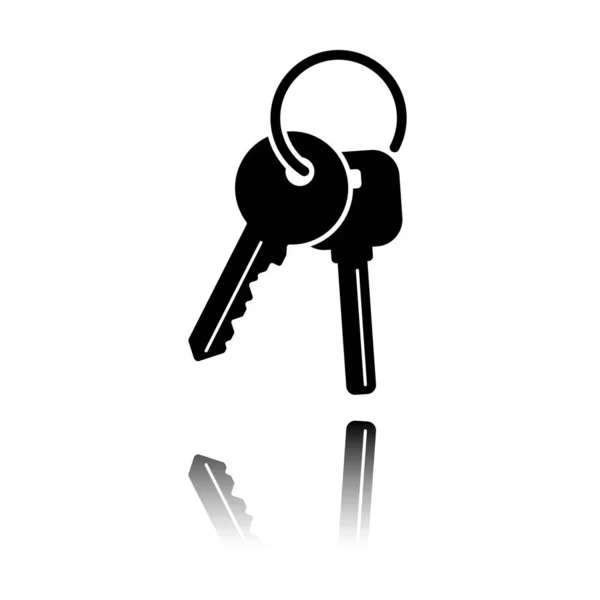 Keys Ring Icon Black Icon Transparent Background Stock Vector by ©fokas ...