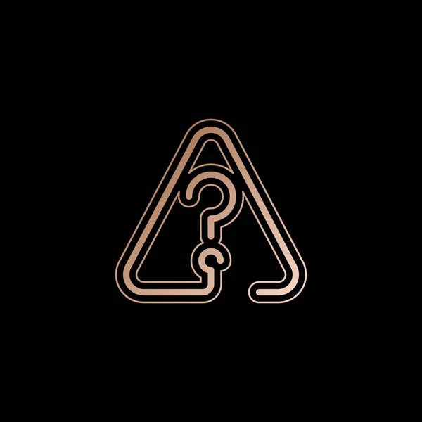 Man Woman Warning Triangle Sign Pedestrians Linear Icon Thin Outline ...