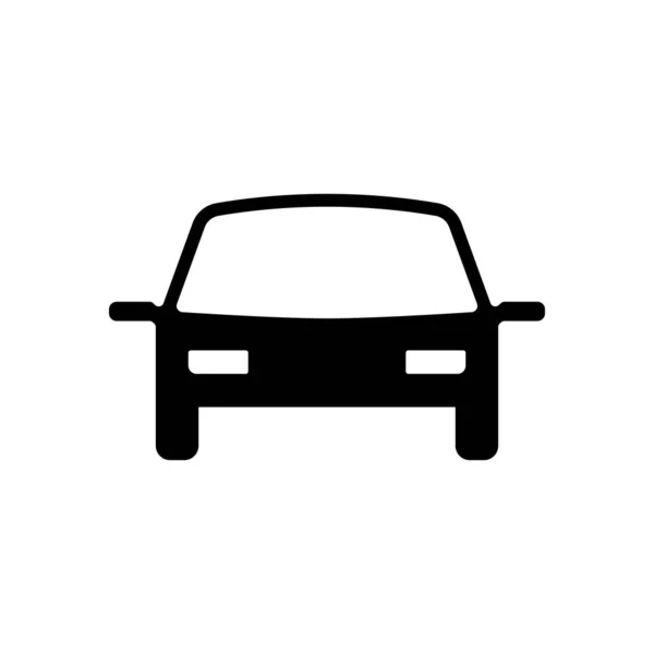 Car Icon White Icon Shadow Transparent Background Stock Vector by ...