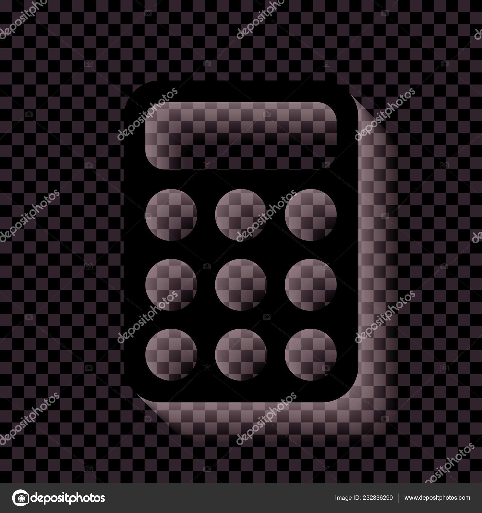 Simple Calculator Icon White Icon Shadow Transparent Background Stock ... Simple Calculator Icon White Icon Shadow Transparent Background Stock ...