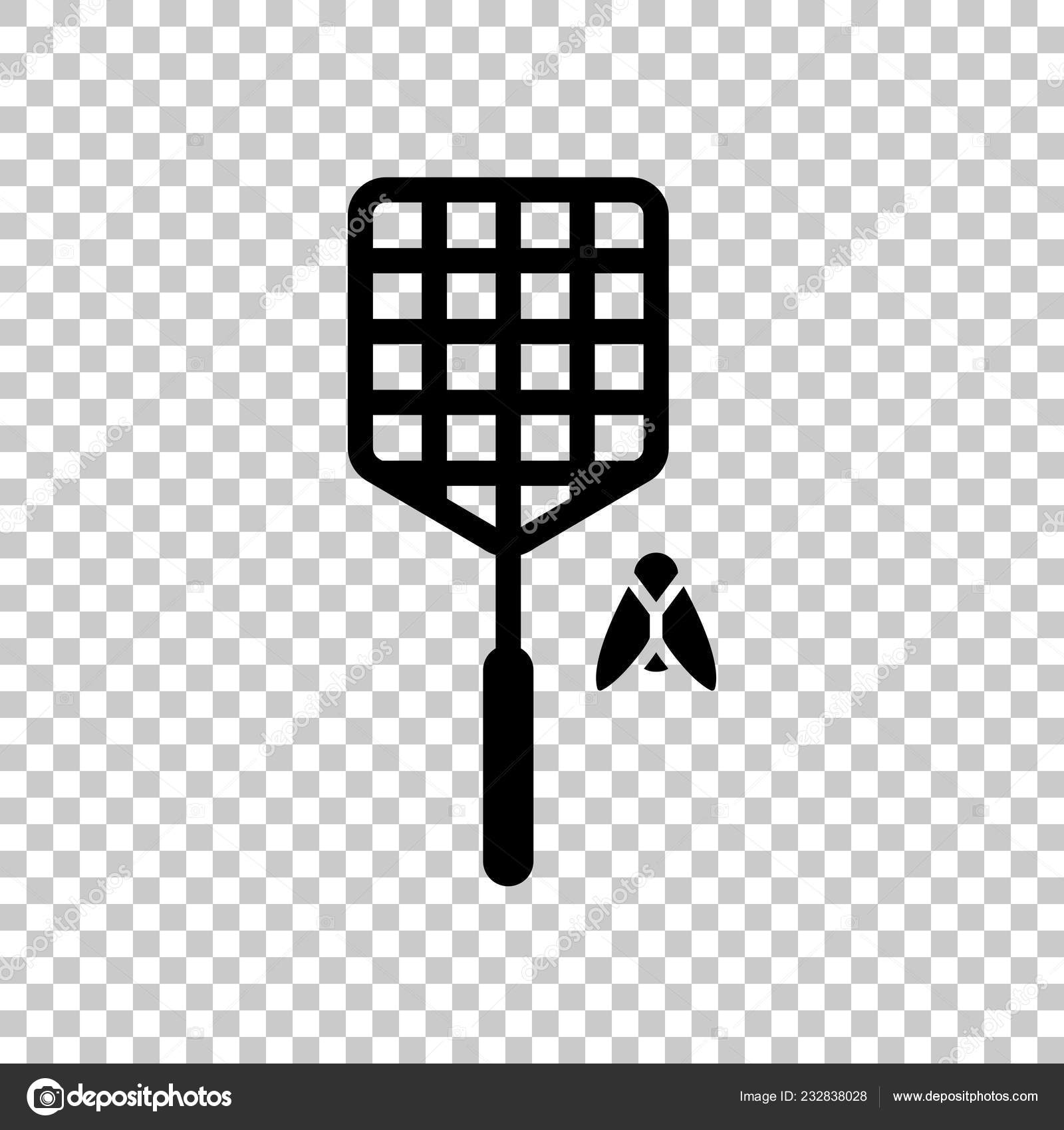 Fly Swatter Insect Simple Icon Transparent Background Stock Vector ...