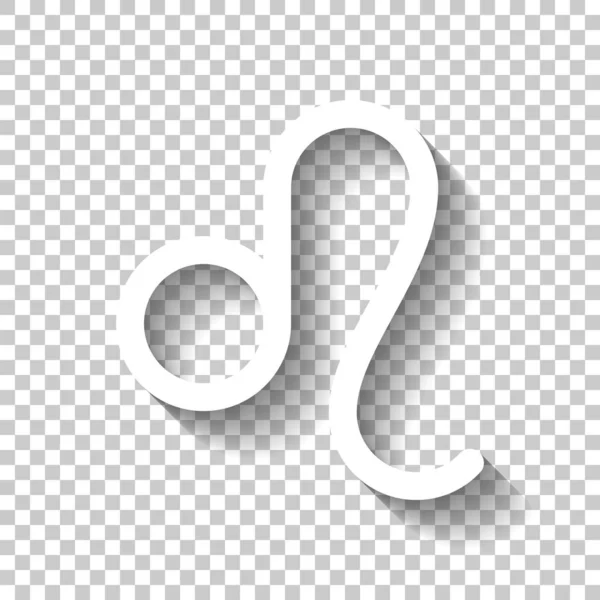 Astrological Sign Leo Simple Icon White Object Camera Autofocus Dark ...