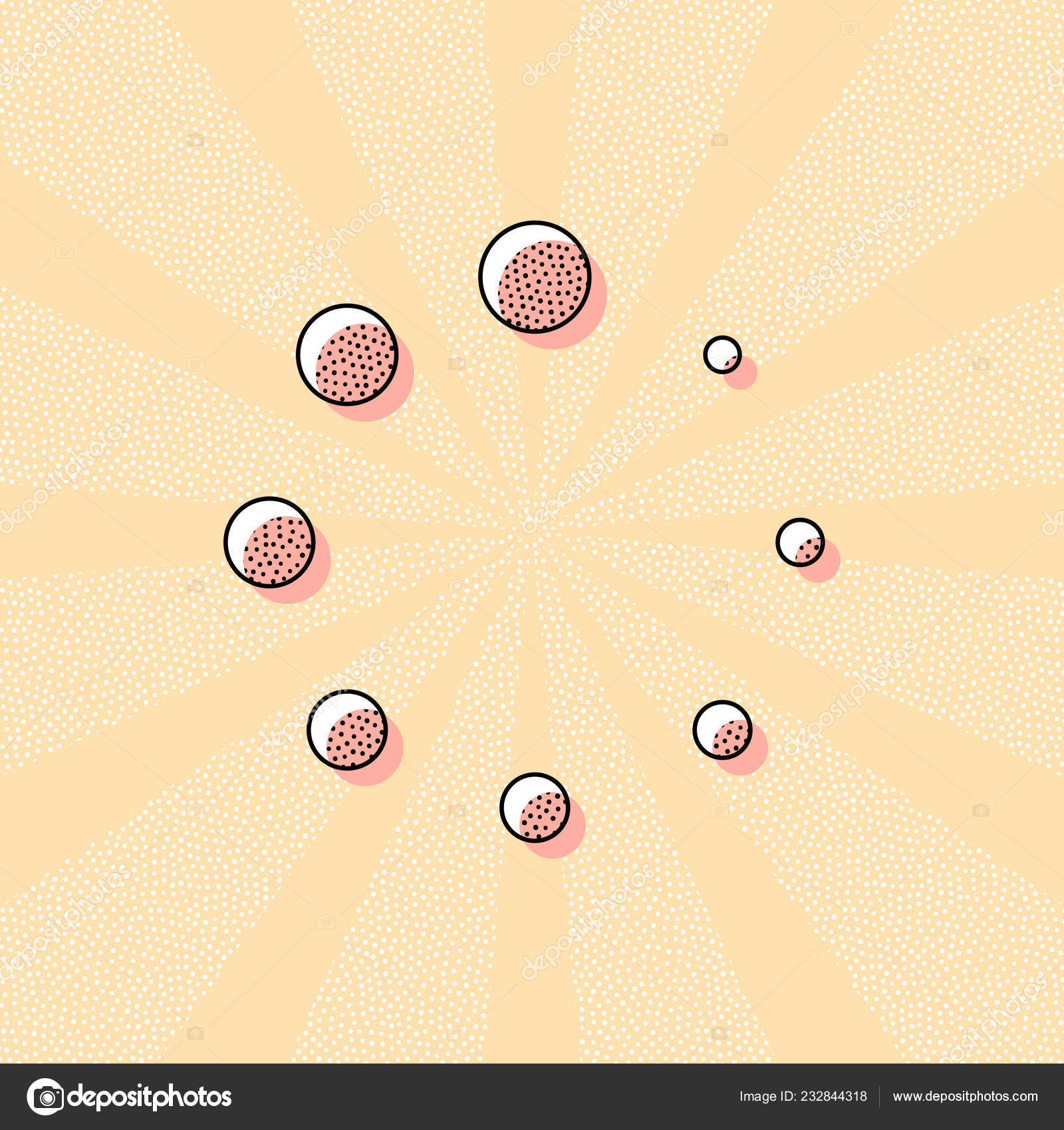 Simple Loading Symbol Vintage Retro Typography Offset Printing Effect ...