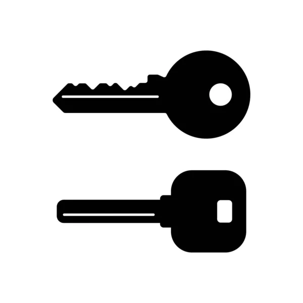 Keys Icons Set Black Icon Transparent Background Stock Vector by ©fokas ...