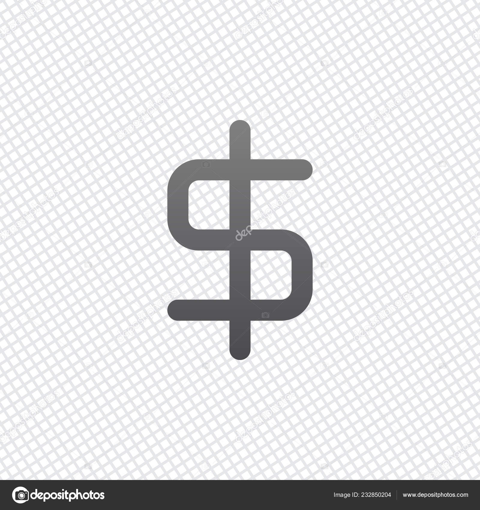 Simple Dollar Symbol Grid Background Stock Vector by ©fokas.pokas 232850204