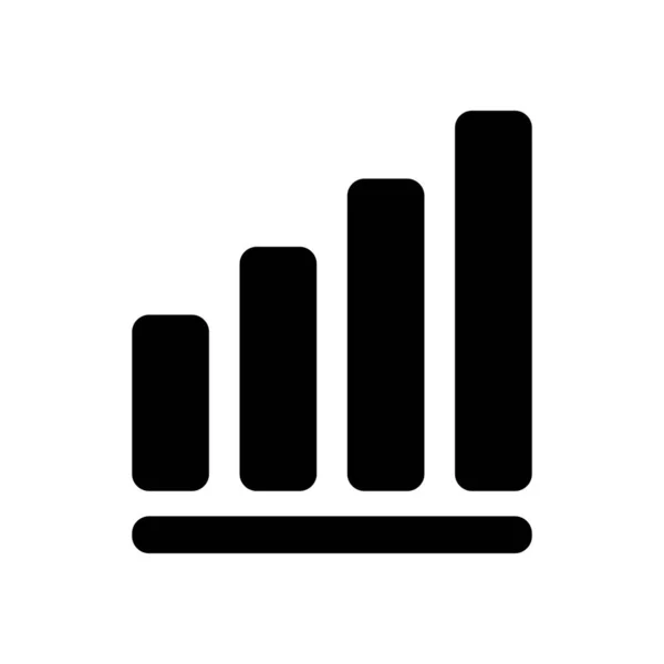 Growing Graph Line Icon White Icon Shadow Transparent Background Stock ...