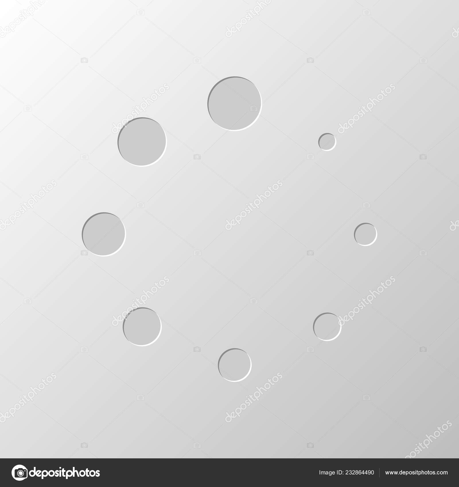 Simple Loading Symbol Paper Design Cutted Symbol Pitted Style Stock ...