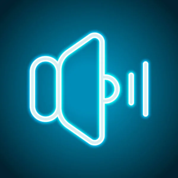 Volume Max Icon Set Neon Sign Casino Style Dark Background Stock Vector ...