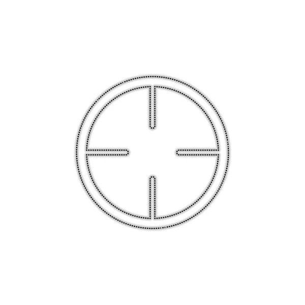 Simple Target Icon Colorful Logo Concept Simple Shadow White Different ...