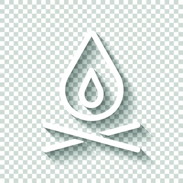 Ikon Api Sederhana Pada Latar Transparan Vektor Stok oleh ©fokas.pokas ...