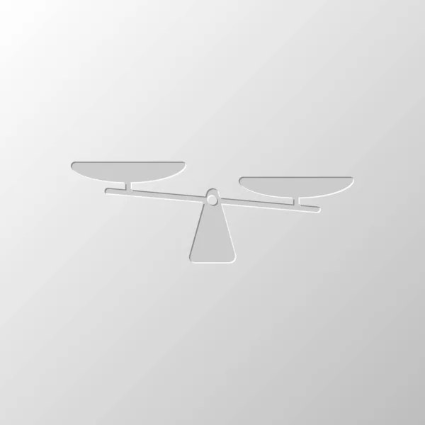 Silhouette Scale Simple Symbol Transparent Background Stock Vector by ...