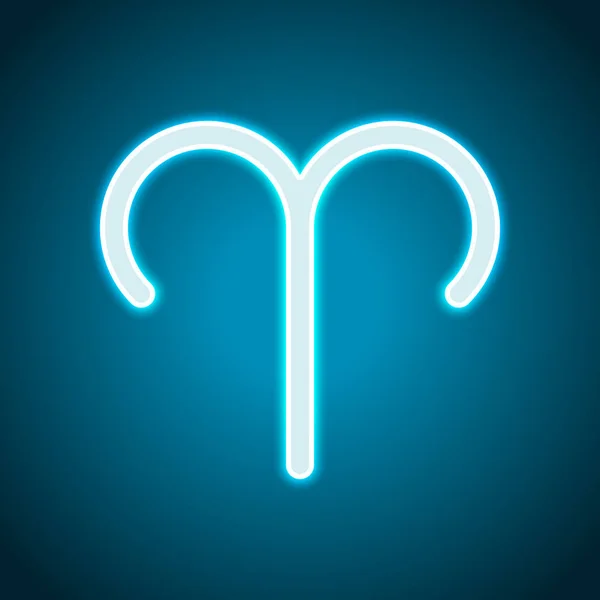 Astrological Sign Aries Simple Icon White Object Camera Autofocus Dark ...