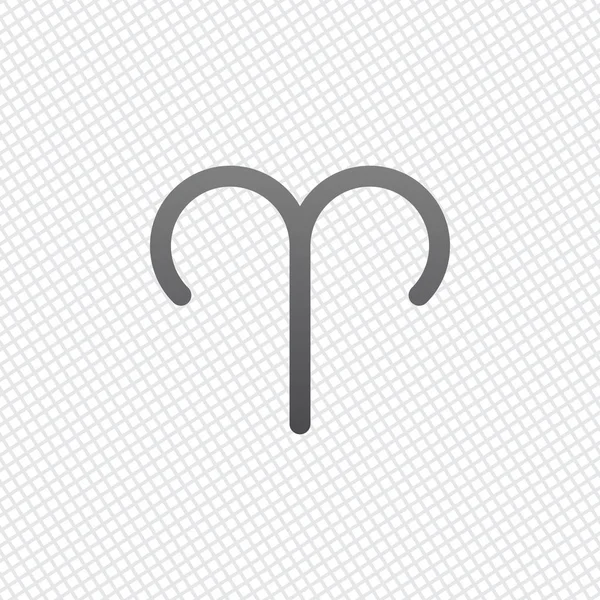 Astrological Sign Aries Simple Icon White Object Camera Autofocus Dark ...