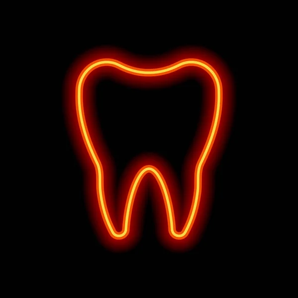 Neon tooth logo Stock Vector Image by ©shawlin #29888287