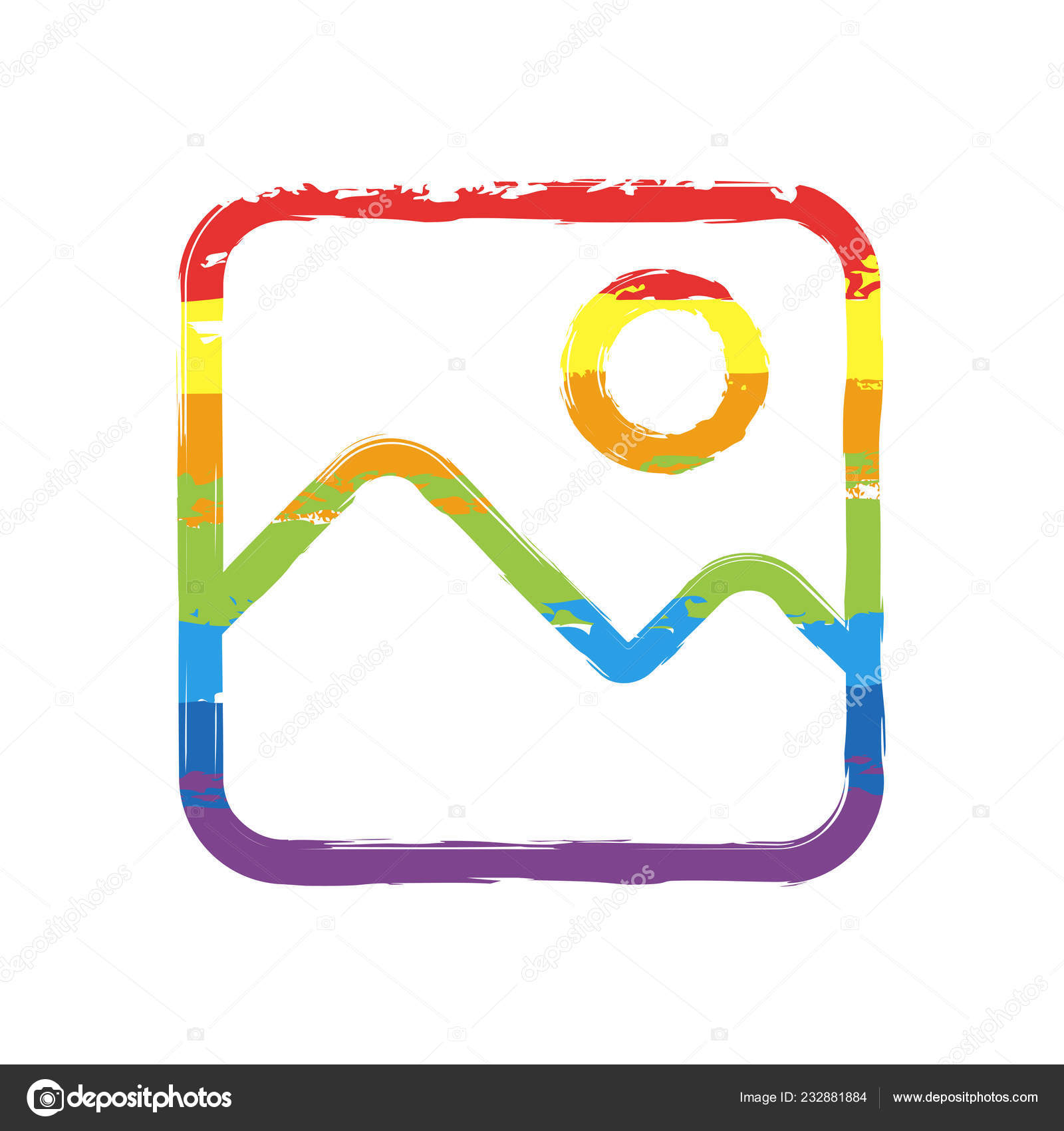 Icono Imagen Simple Símbolo Lineal Contorno Delgado Signo Dibujo Con ...