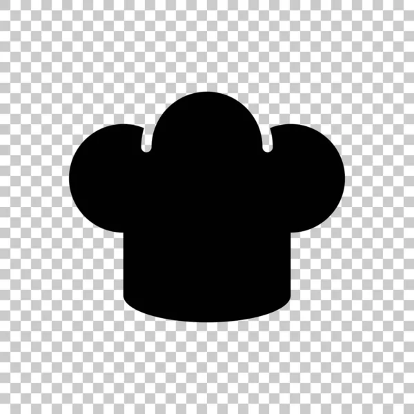 Chef Kitchen Hat Kitchen Logo Simple Icon Transparent Background Stock ...