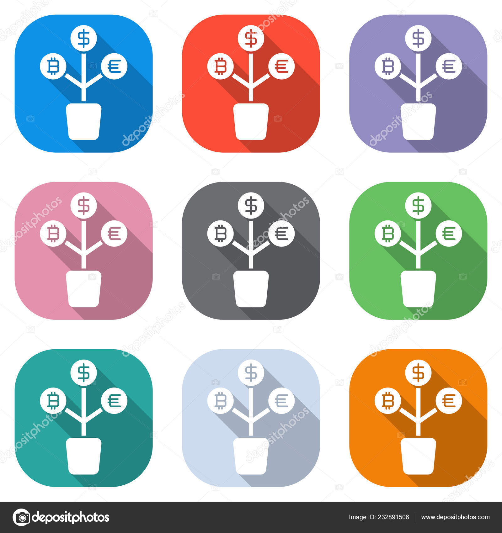 Money Tree Silhouette