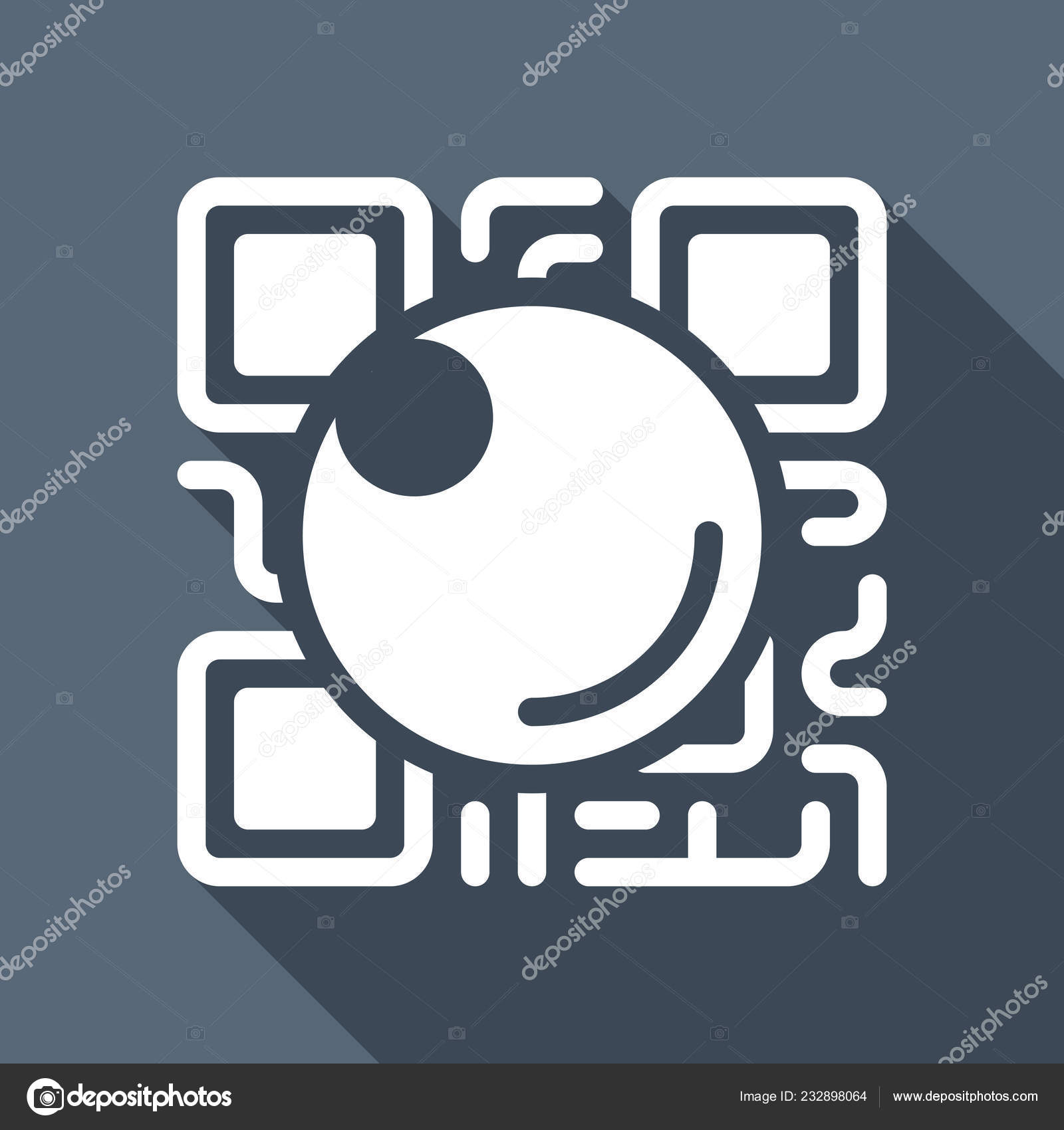 Scanner Scan Mit Mobiler Kamera Logo Für App Symbol Mit Stock ...