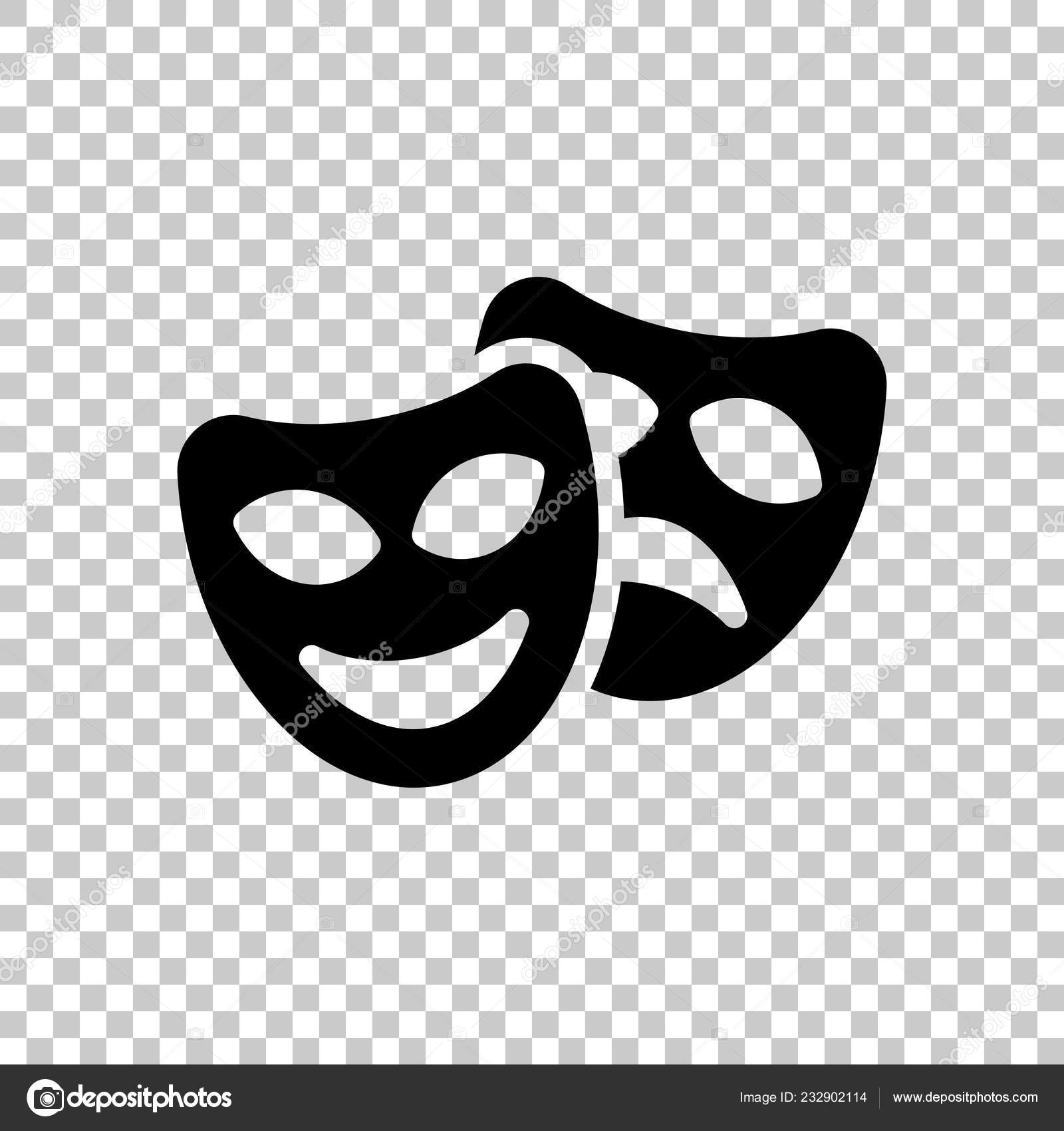 Theatre Mask Silhouette