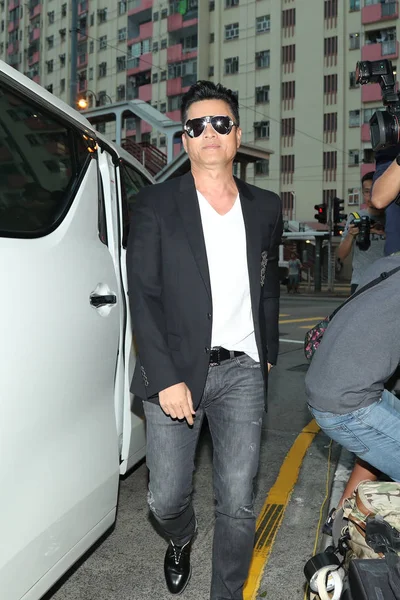 Hong Kong Actor Danny Lau Dan Left His Wife Arrive – Stock Editorial ...