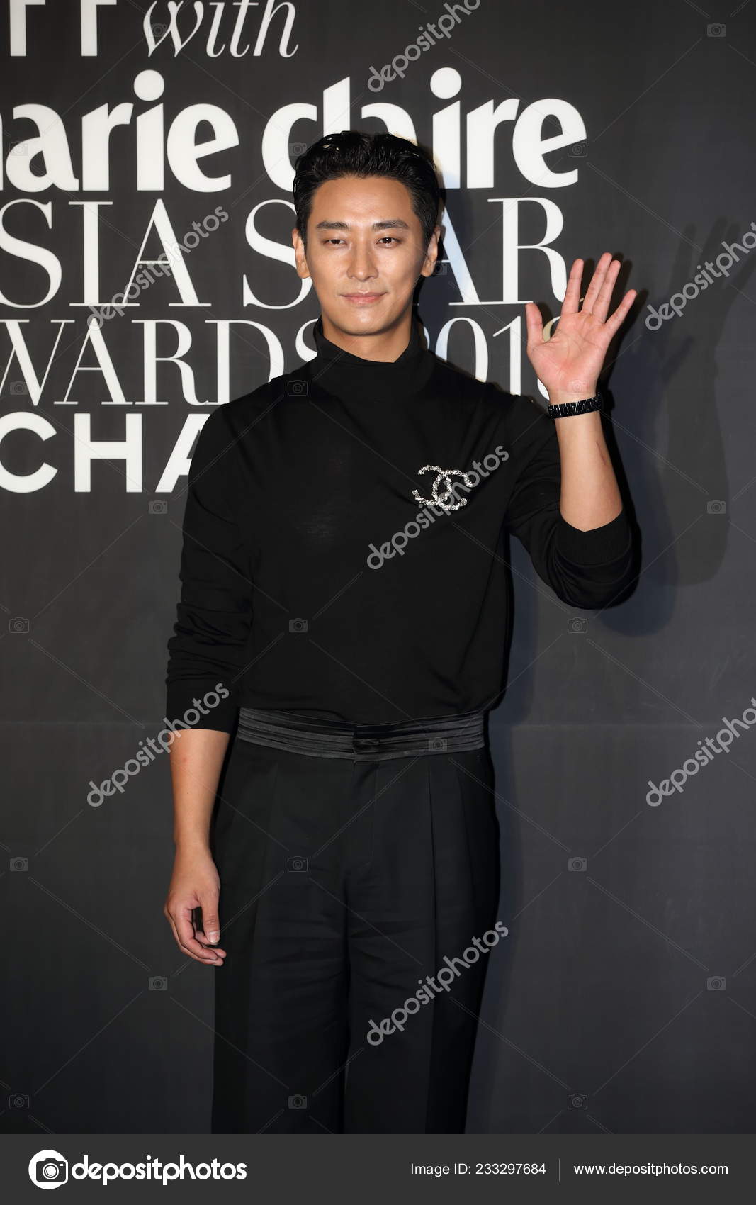 South Korean Actor Hoon Poses Marie Claire Asia Star Awards – Stock ...