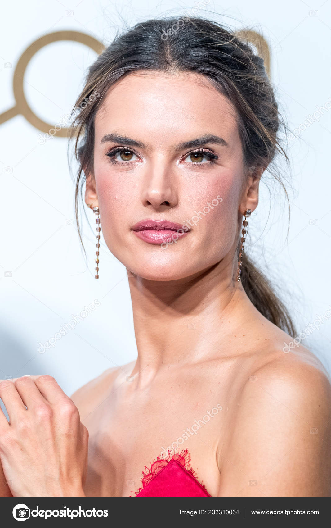 Brazilian Model Actress Alessandra Ambrosio Poses Omega Constellation ...