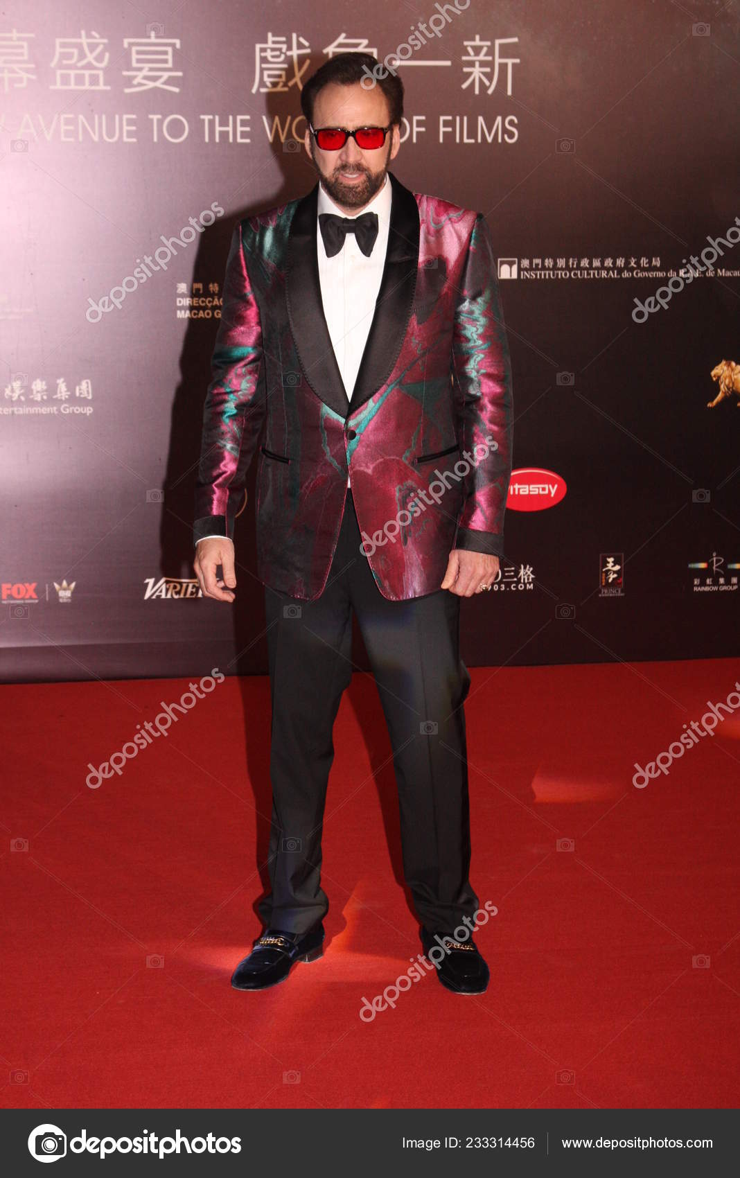 Nicolas Cage Background Rainbow