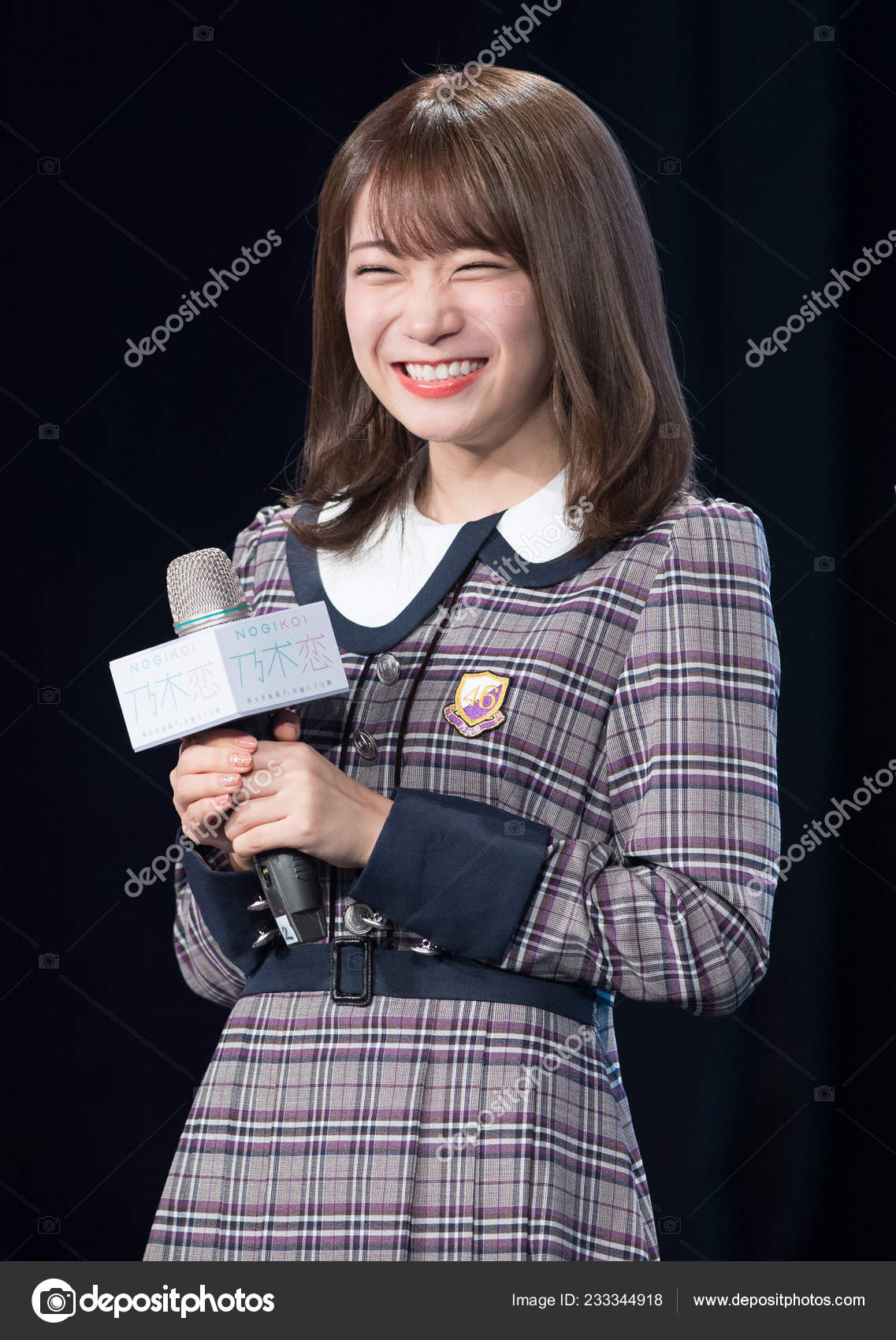 Akimoto Manatsu Japanese Idol Group Nogizaka46 Attends Press Conference ...