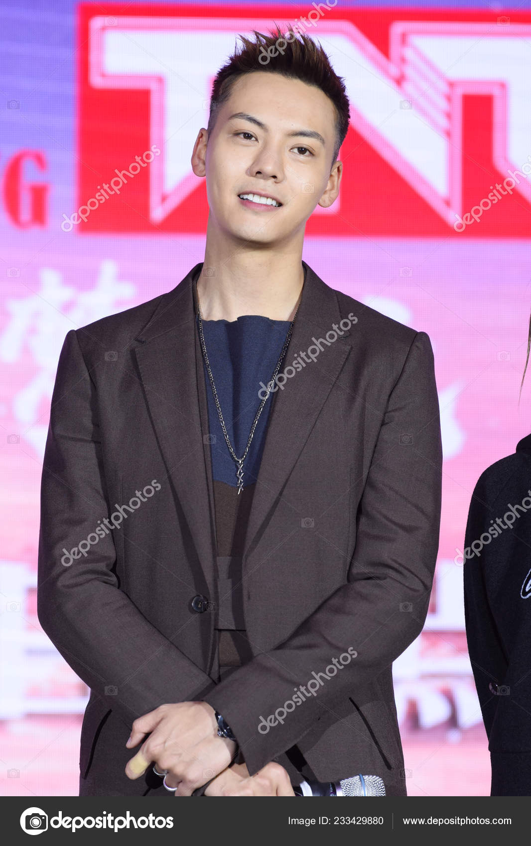 Hong Kong Singer Actor William Chan Attends Press Conference Promote ...