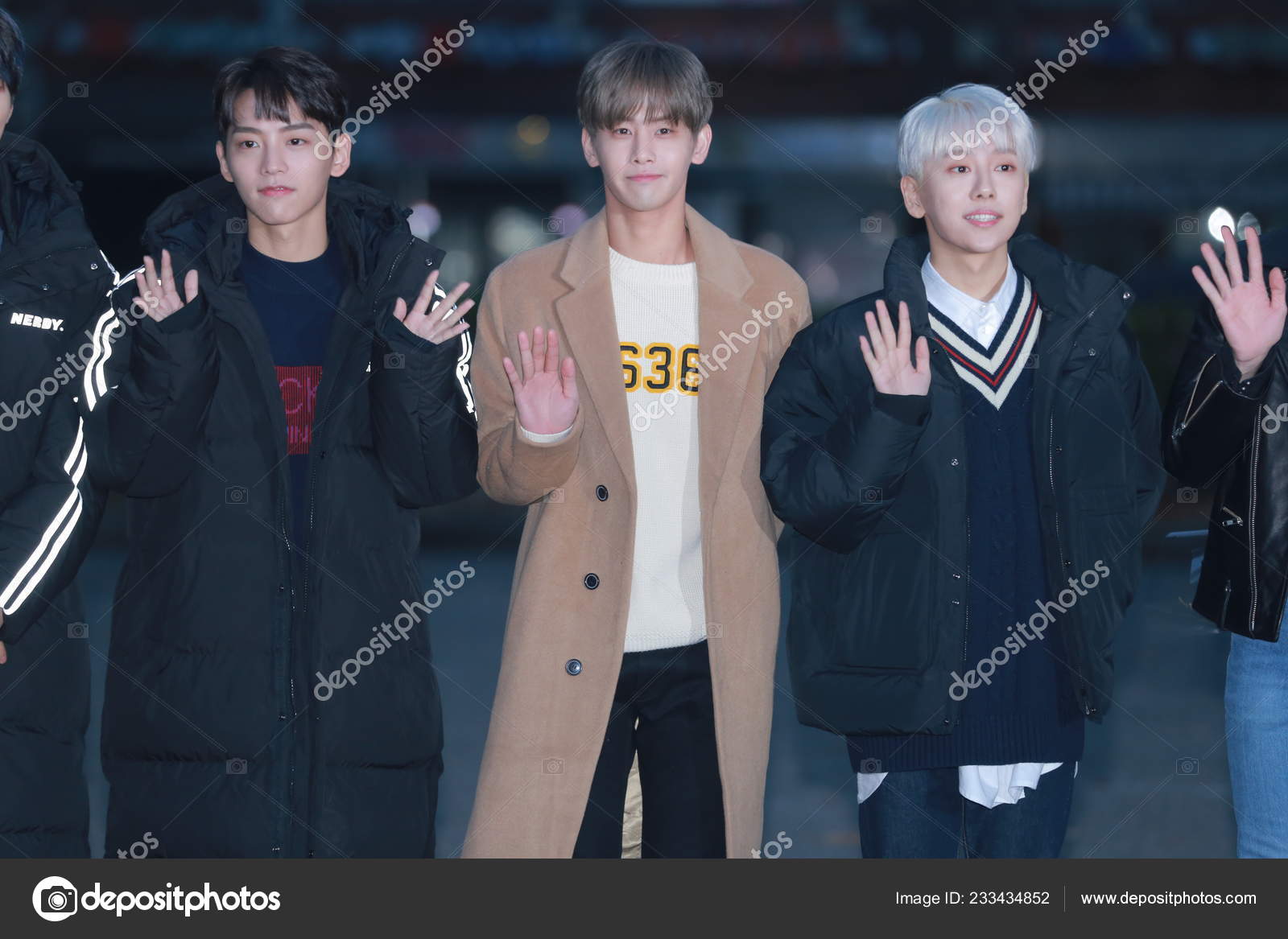 Members South Korean Boy Group Hotshot Attend Filming Session Episode ...