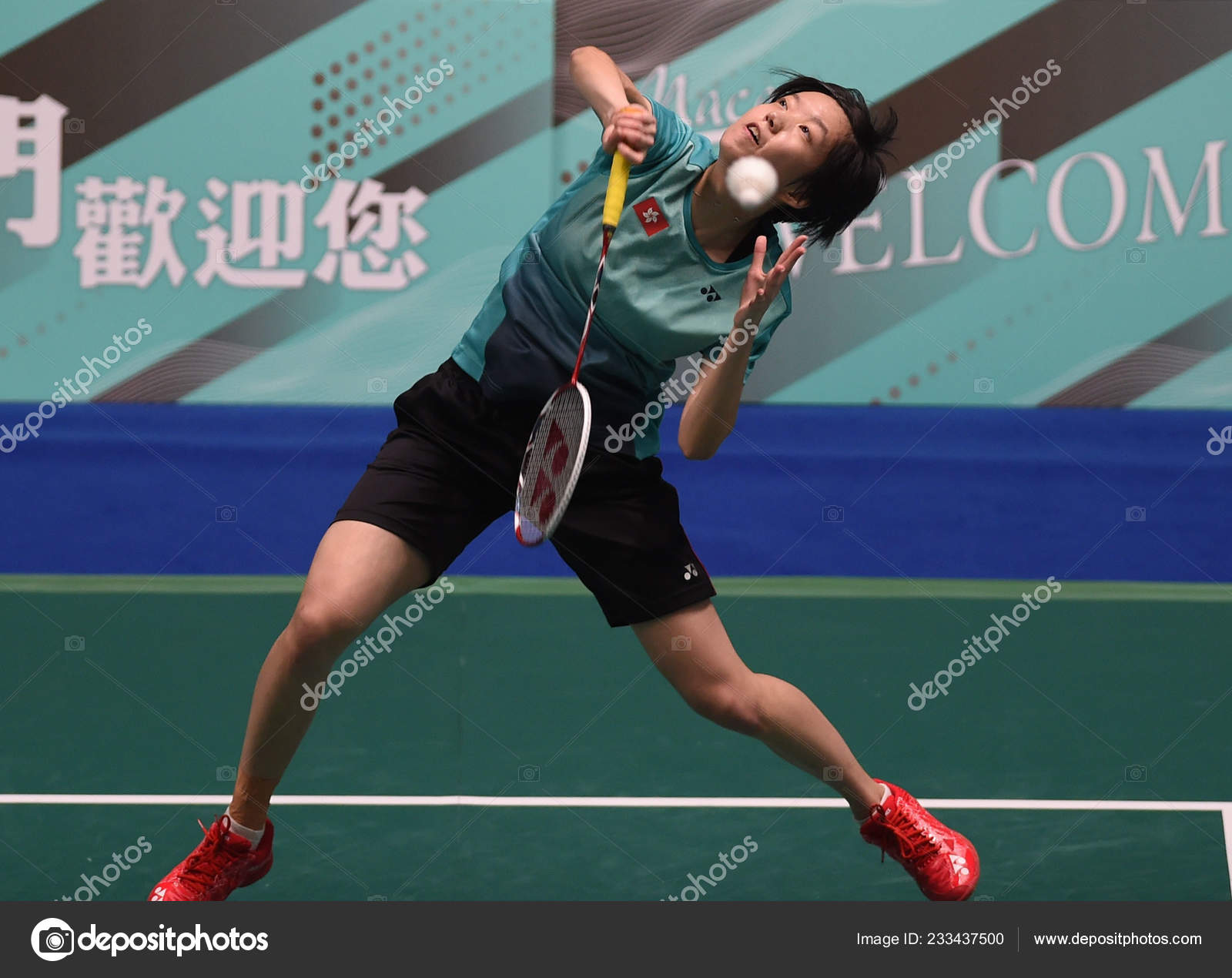 Cheung Ngan Hong Kong Returns Shot Jeon Jui South Korea — Stock ...