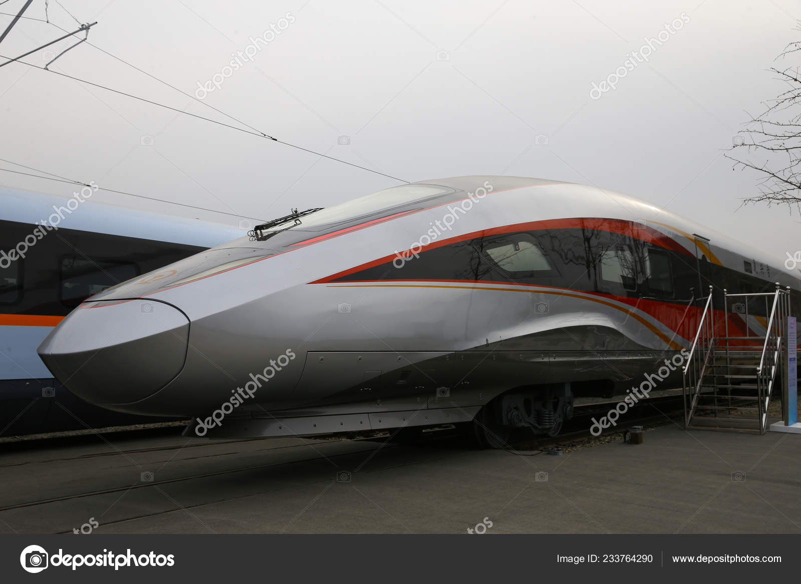 Cr400Af Coach Bullet Train Designed Speed 350 Kilometers Hour Display ...