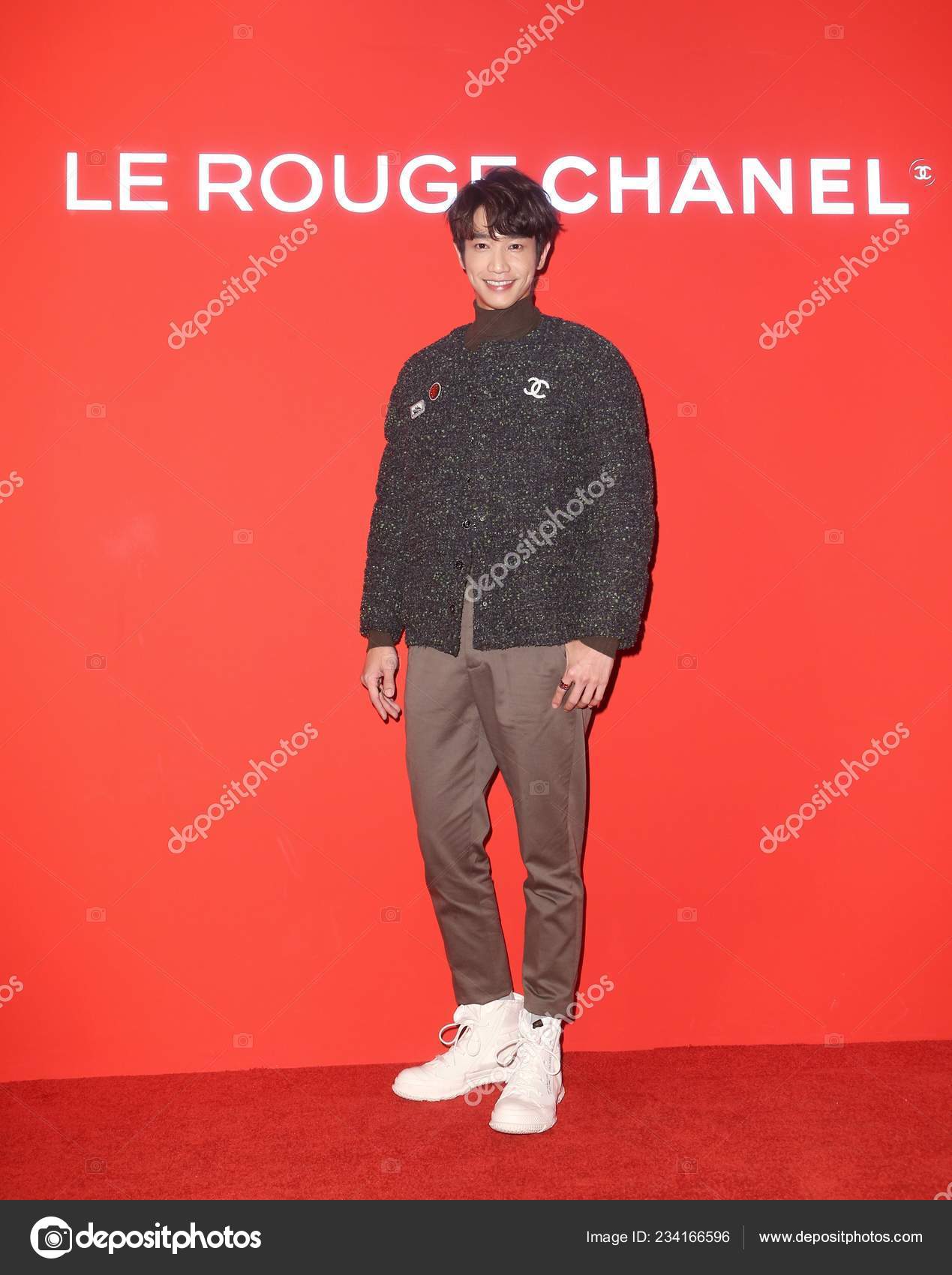 Taiwanese Actor Model Jasper Liu Attends Promotional Event Rouge Chanel ...
