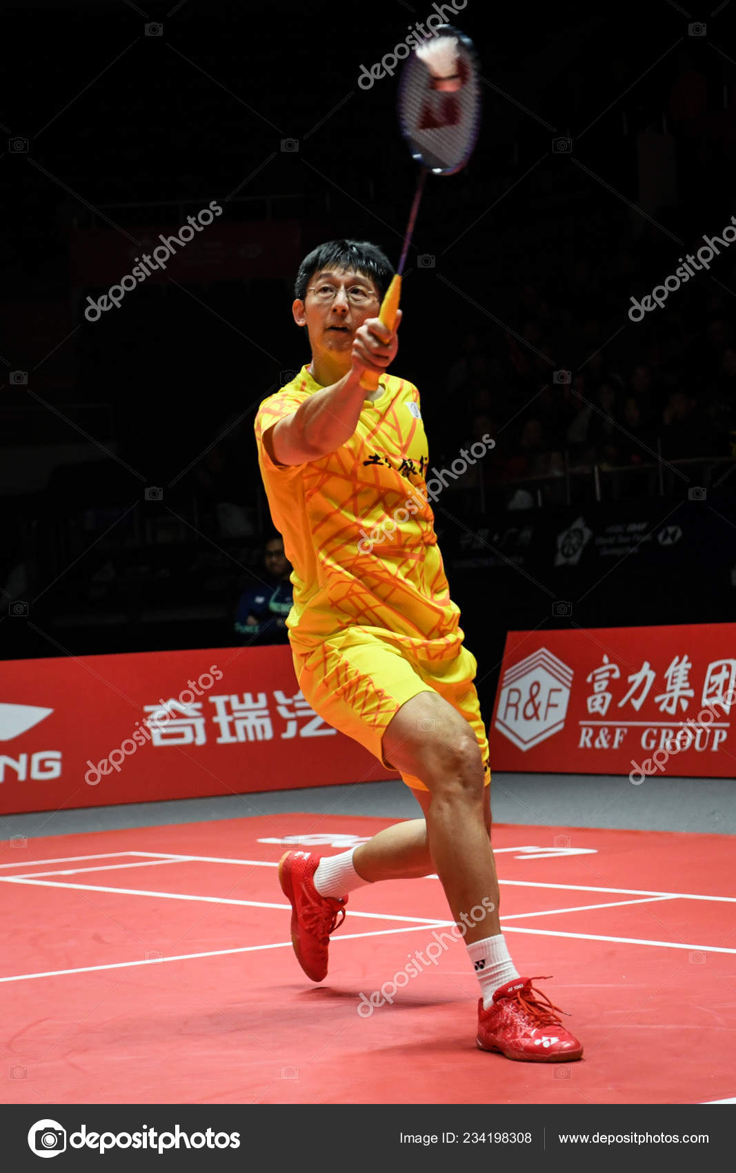 Chen Hung Ling Wang Chi Lin Chinese Taipei Return Shot – Stock ...