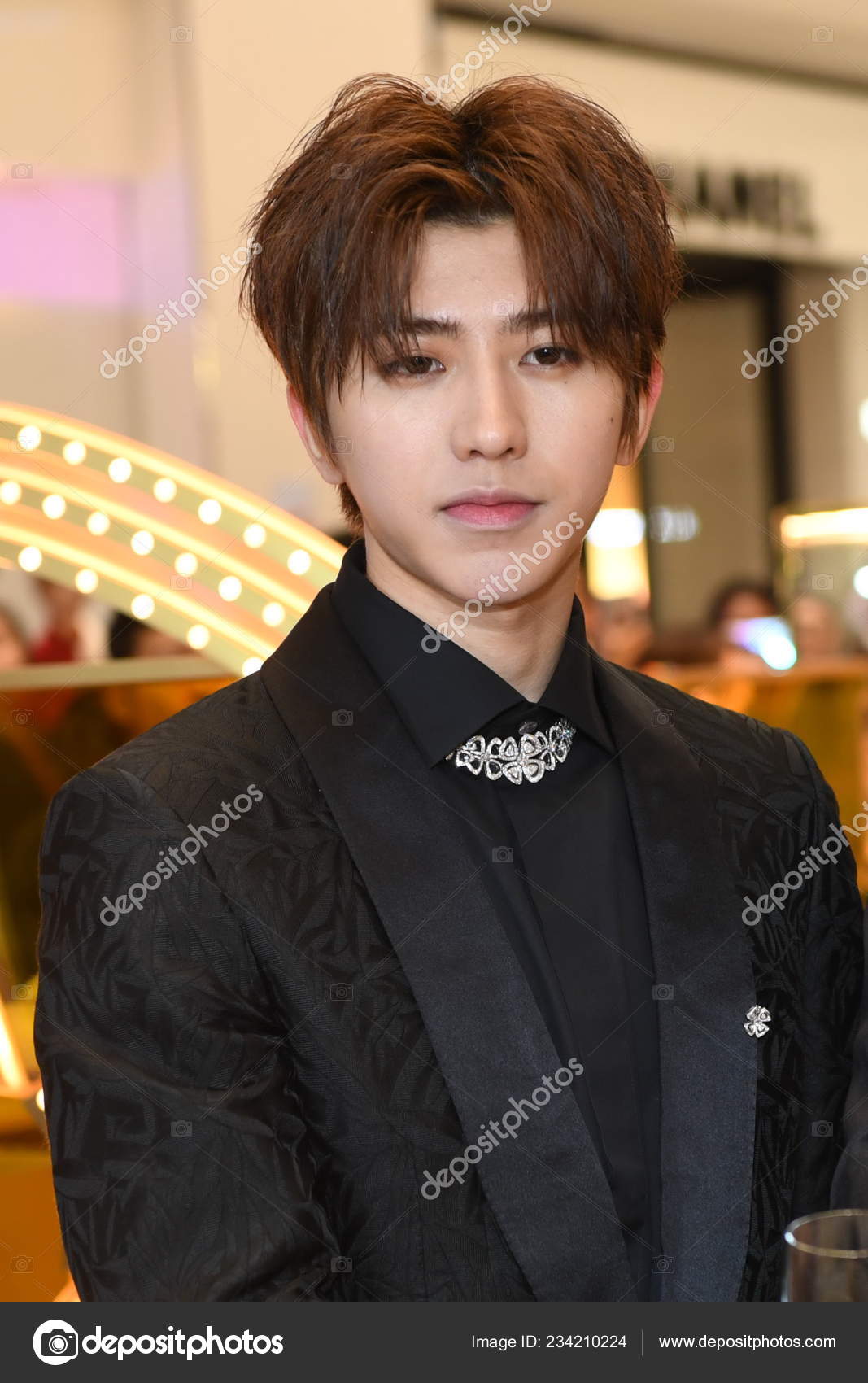 Singer Rapper Cai Xukun Chinese Boy Group Nine Percent Attends – Stock ...