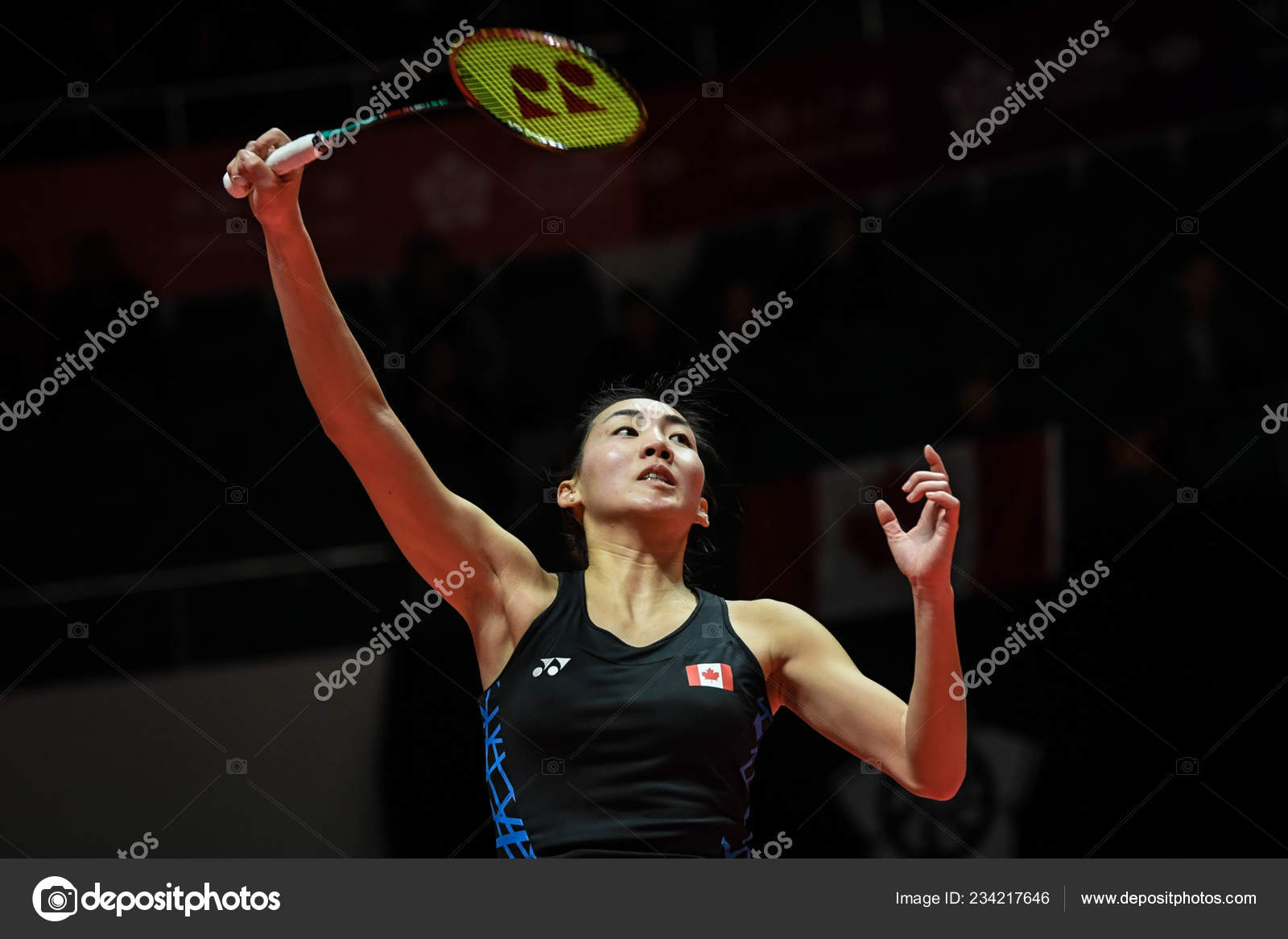 Michelle Canada Serves Nozomi Okuhara Japan Women's Singles Group Match ...