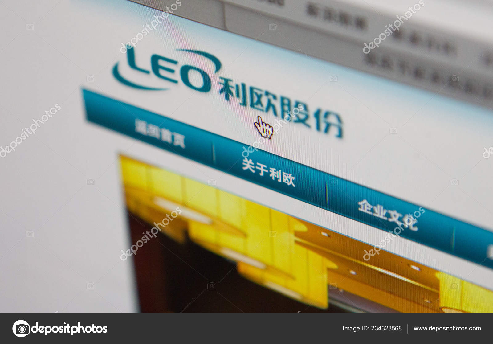 Chinese Netizen Browses Website Leo Group Shanghai China June 2013 ...