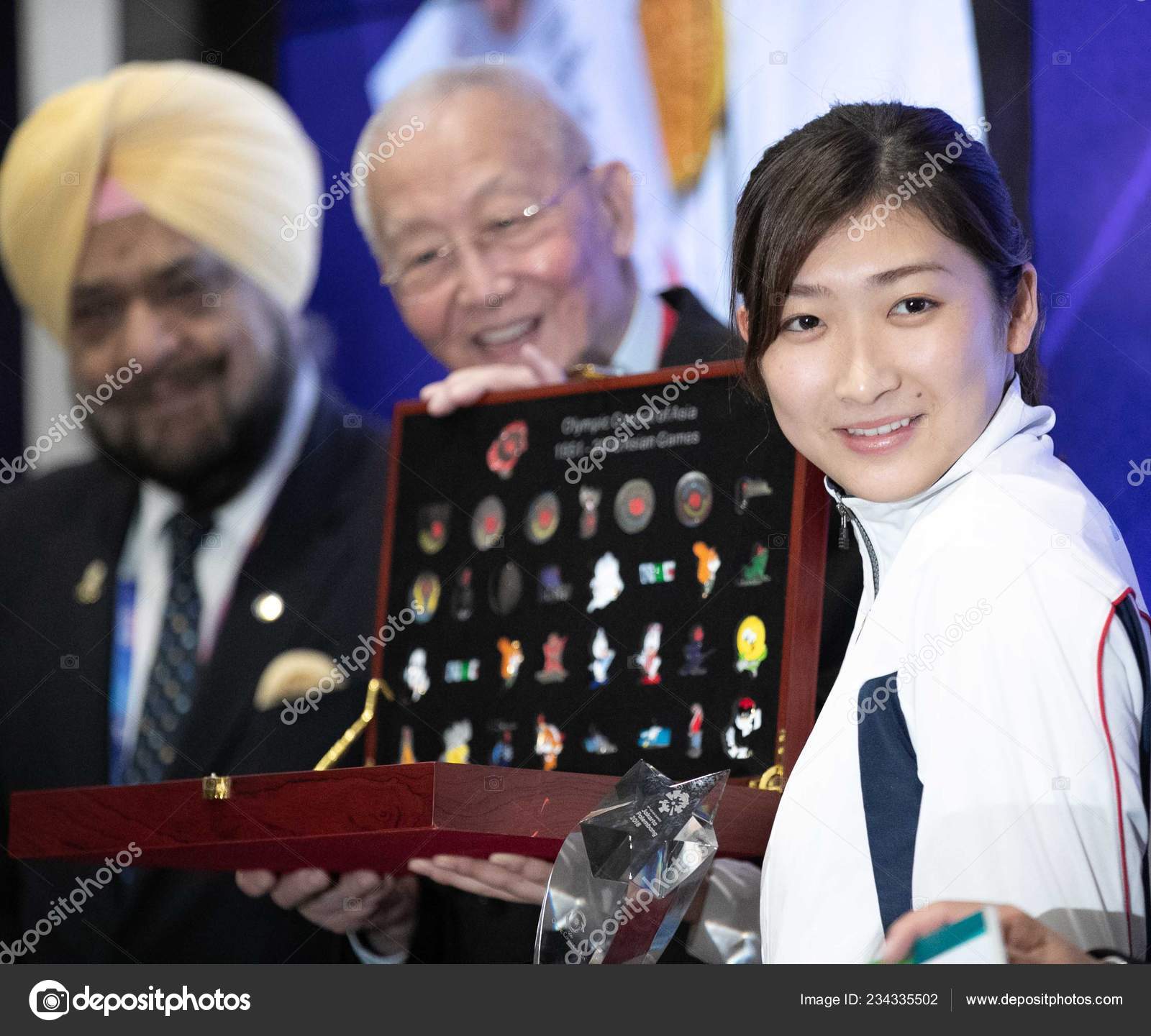 Japanese Swimmer Rikako Ikee Poses Trophy She Named Olympic Council ... Japanese Swimmer Rikako Ikee Poses Trophy She Named Olympic Council ...