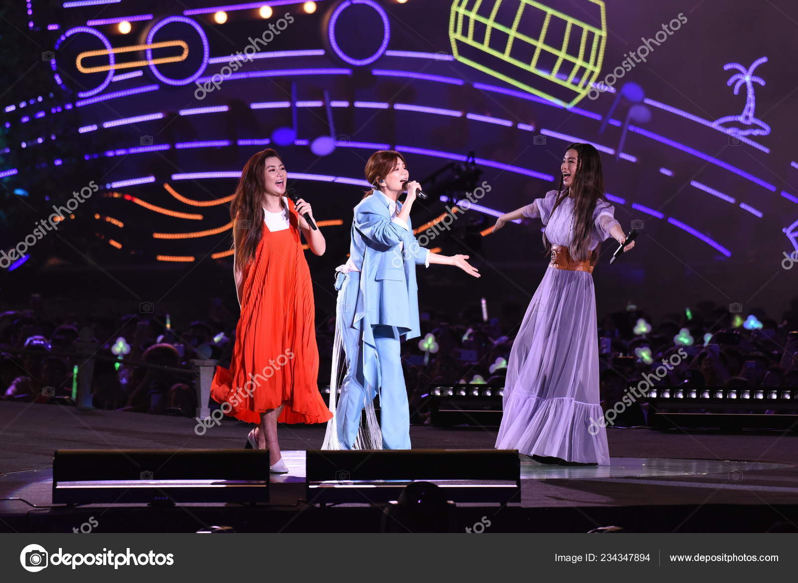 Hebe Tien Chen Selina Jen Chia Hsuan Ella Chen Chia — Stock Editorial ...