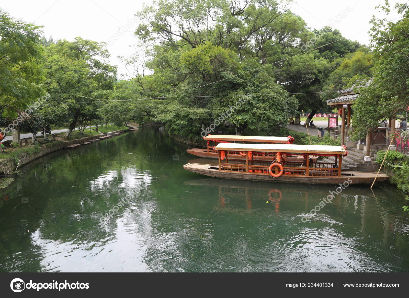 View Lingqu Canal One Most Ancient Man Made Irrigation Drainage — Stock ...