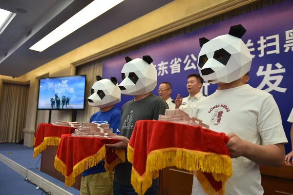 Three Men Giant Panda Masks Receive Cash Rewards Reporting Alleged ...