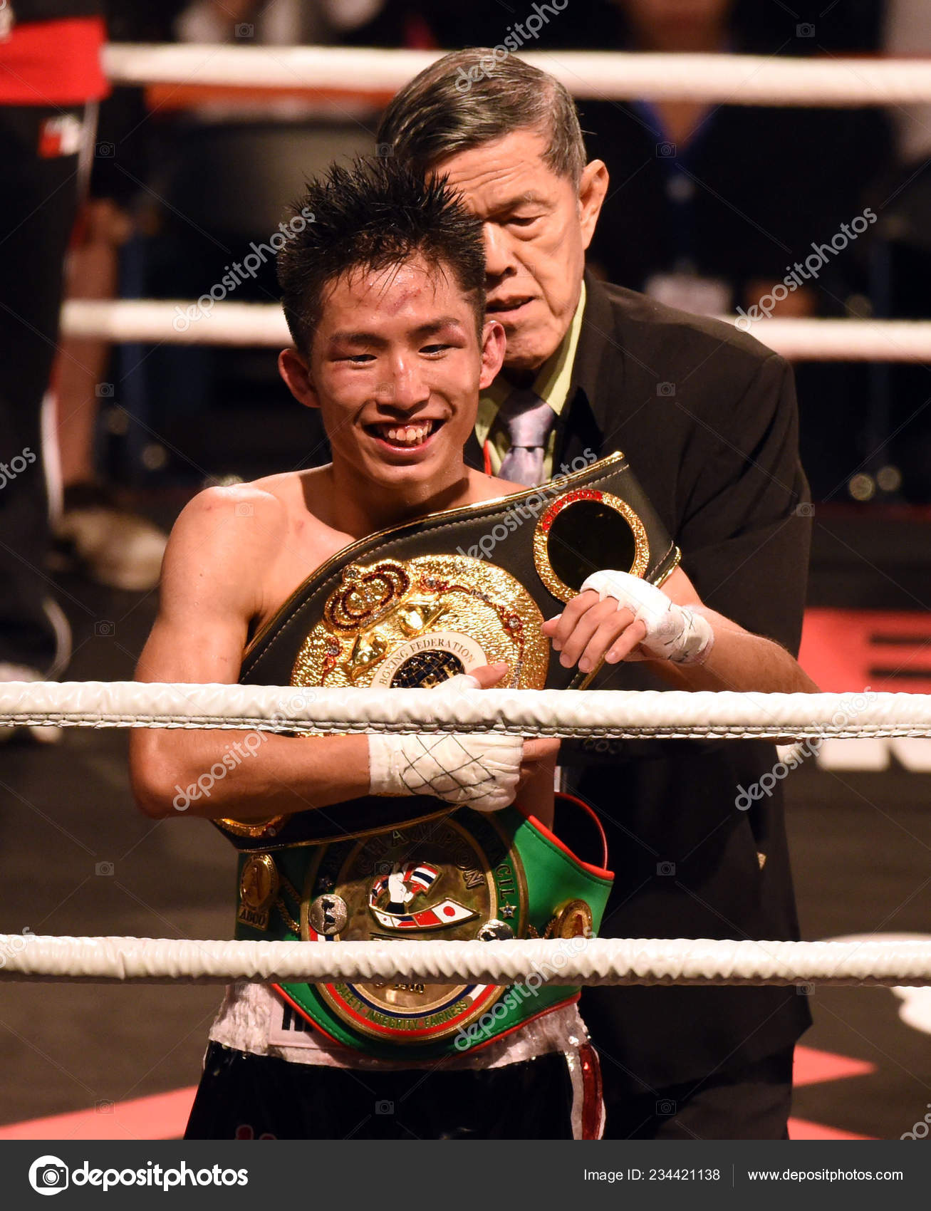 Raymond Poon Kai Ching Hong Kong Defeats Ryo Narizuka Japan – Stock ...