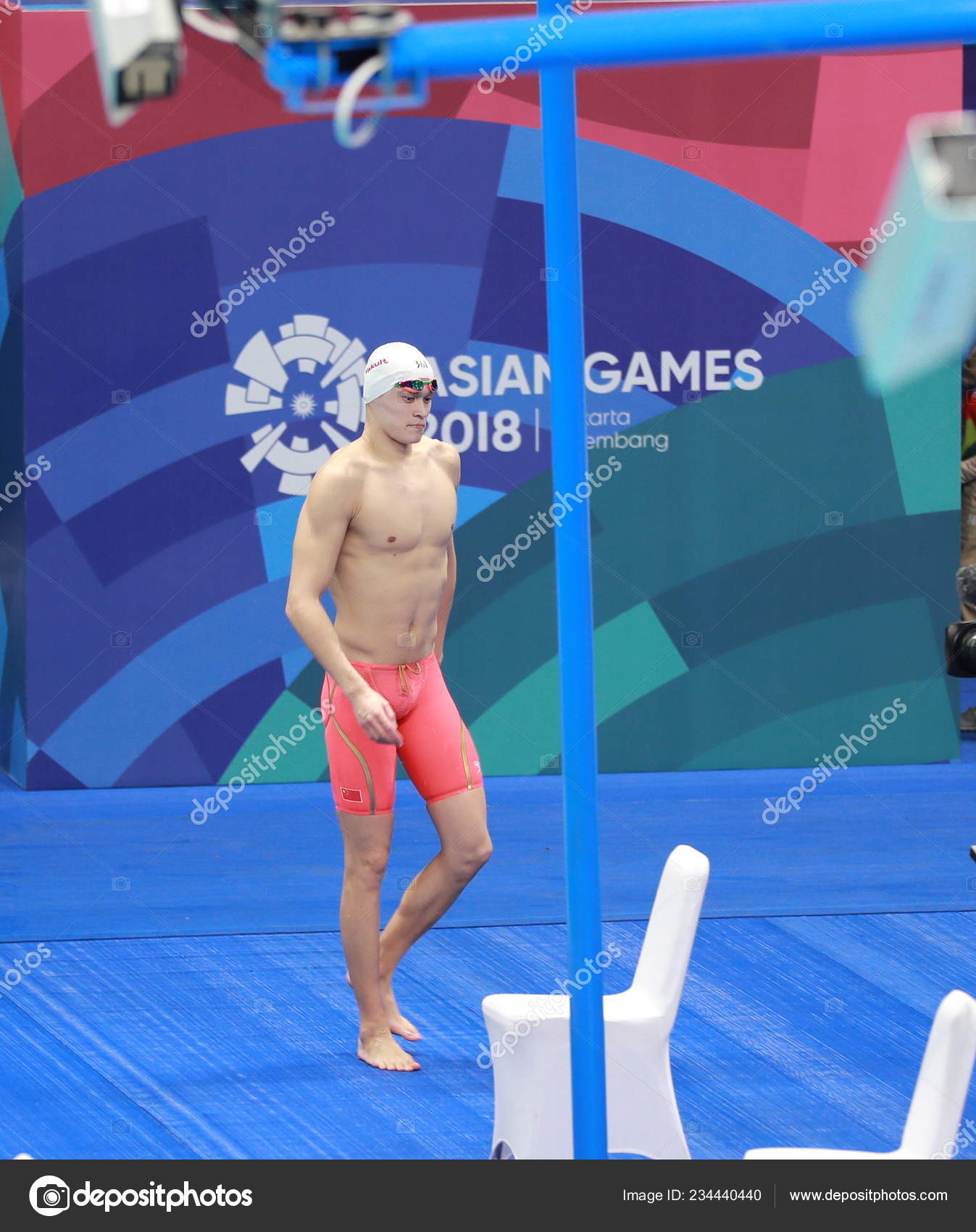 Sun Yang China Celebrates Winning Men's 800M Freestyle Final 2018 ...