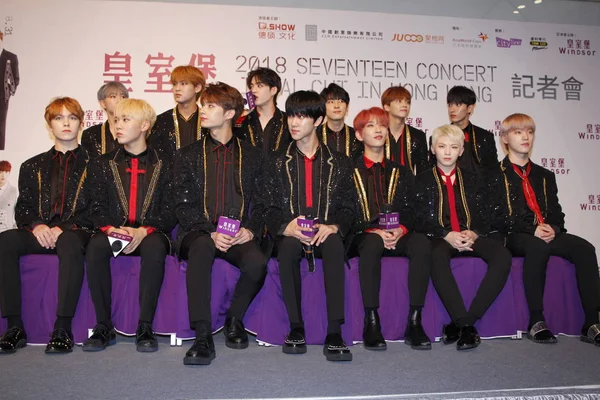 Members South Korean Boy Group Seventeen Also Stylized Seventeen Svt ...