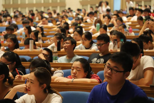 Chinese Students Take Part Tutorial Review Session Annual Chinese ...